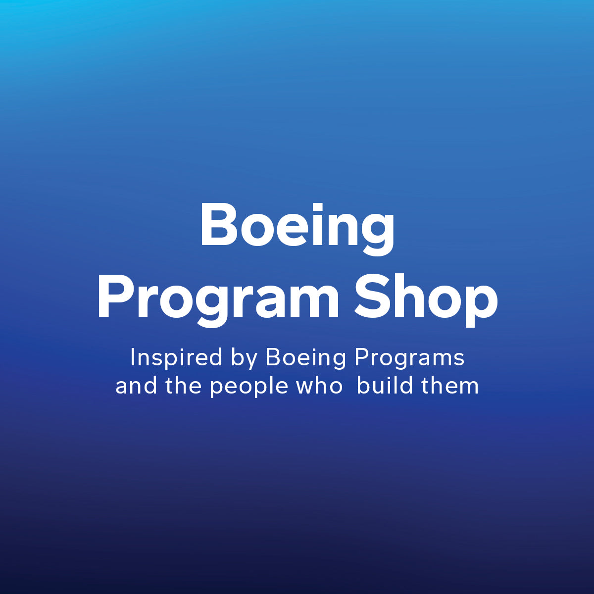 Boeing Programs – The Boeing Store