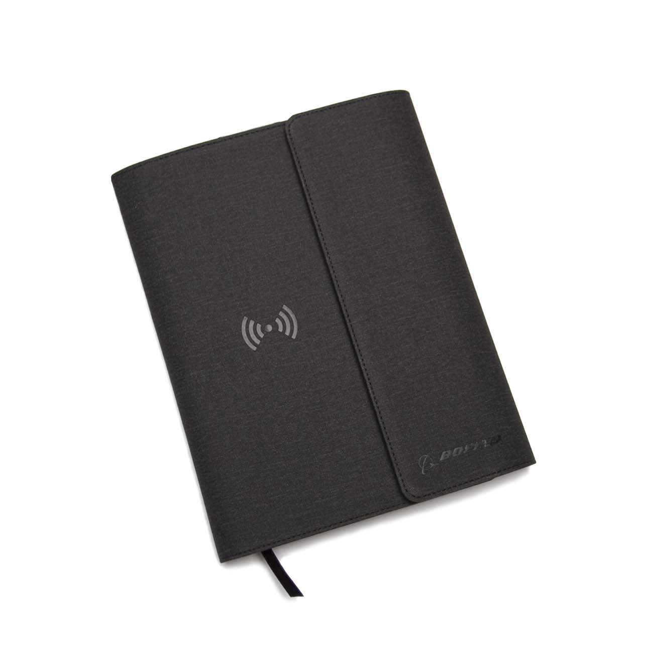 Boeing Small Padfolio With Wireless Power Bank – The Boeing Store