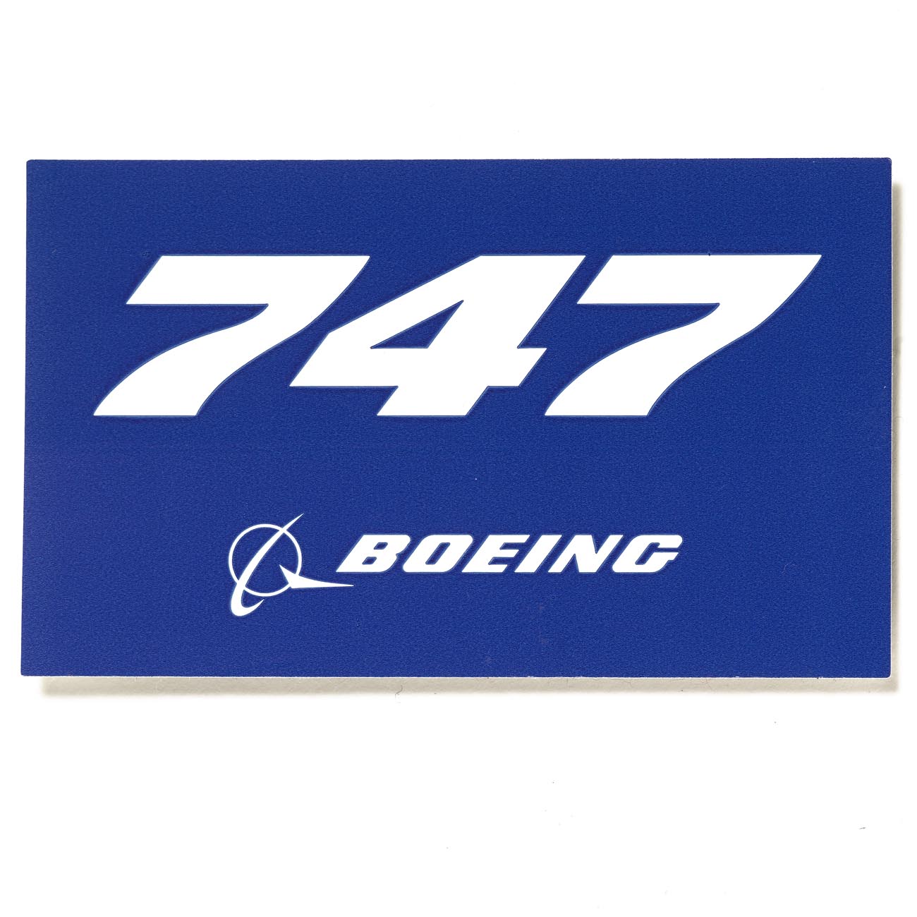 Boeing 747 Blue Sticker – The Boeing Store