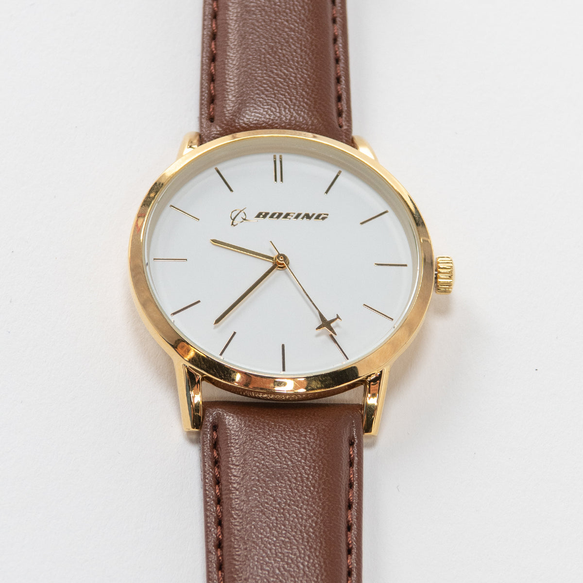 Boeing Women's Gold Rotating Airplane Watch – The Boeing Store